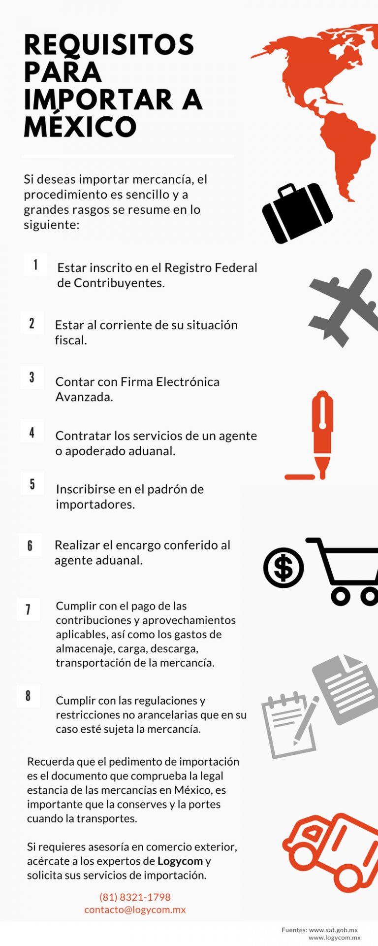 Requisitos para importar a México